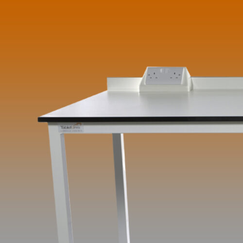 lab table with ped box large – Tableform Ltd